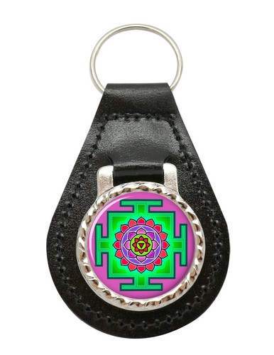 Matangi Yantra Hindu Leather Key Fob | eBay Australia