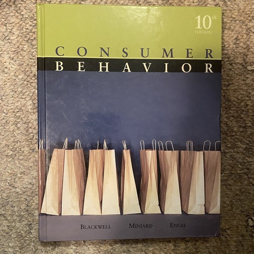 Consumer Behavior hardcover textbook 10th edition by Roger D. Blackwell ...