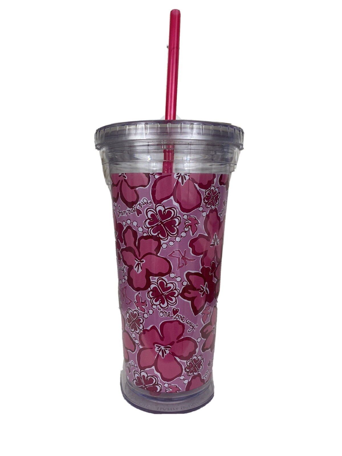 Pattern Acrylic Cups