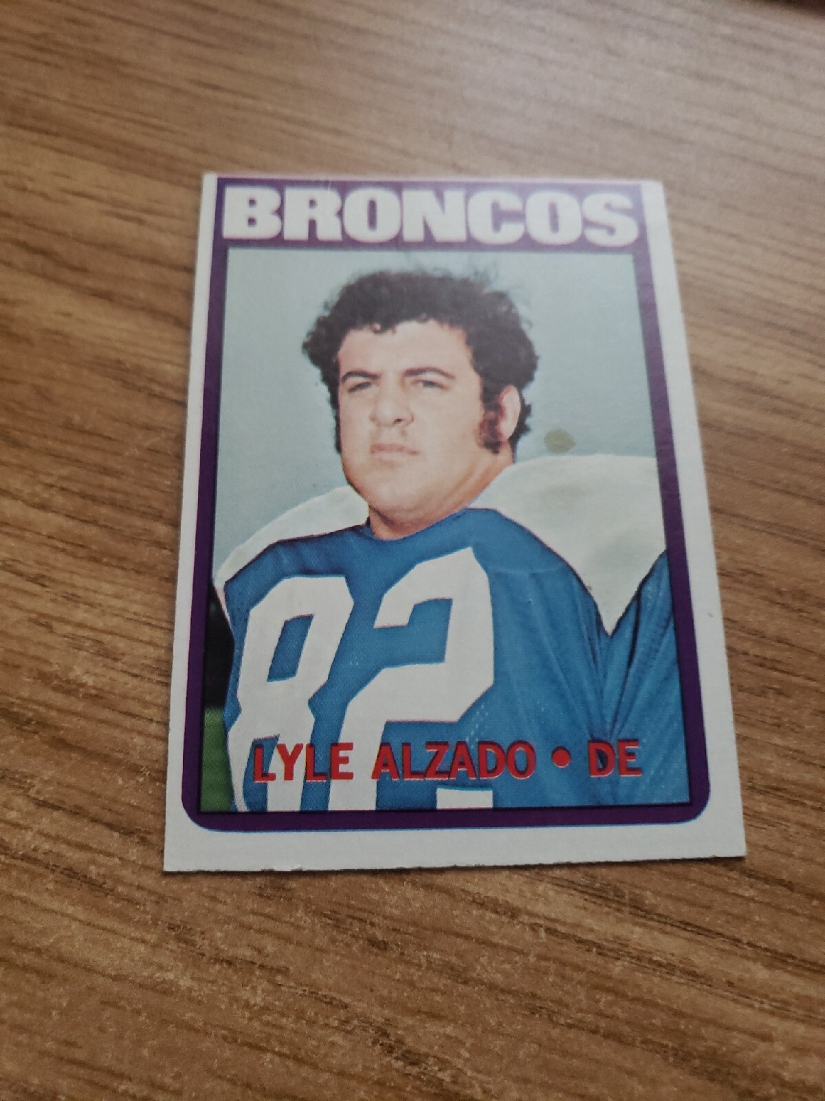 Lyle Alzado 1972 Topps #106 RC Card Denver Broncos Vintage NFL Football ...