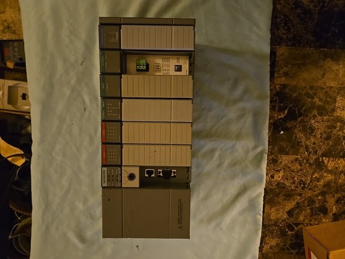 ALLEN BRADLEY SLC 500 PLC RACK WITH MODULES. 1746-A7, 1746-P2 | eBay