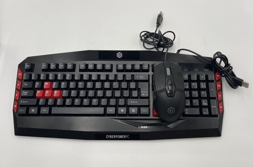 CYBERPOWER PC GAMING KEYBOARD 124 KEYS AND CYBERPOWER GAMING MOUSE | eBay