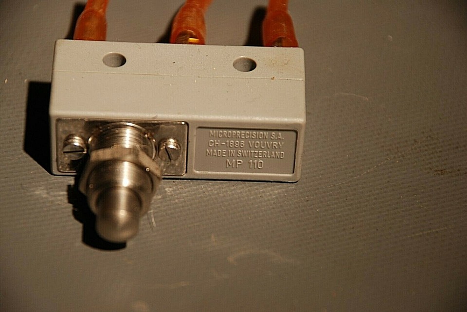 MicroPrecision SPDT Plunger Switch MP110, Precision Push Button ...