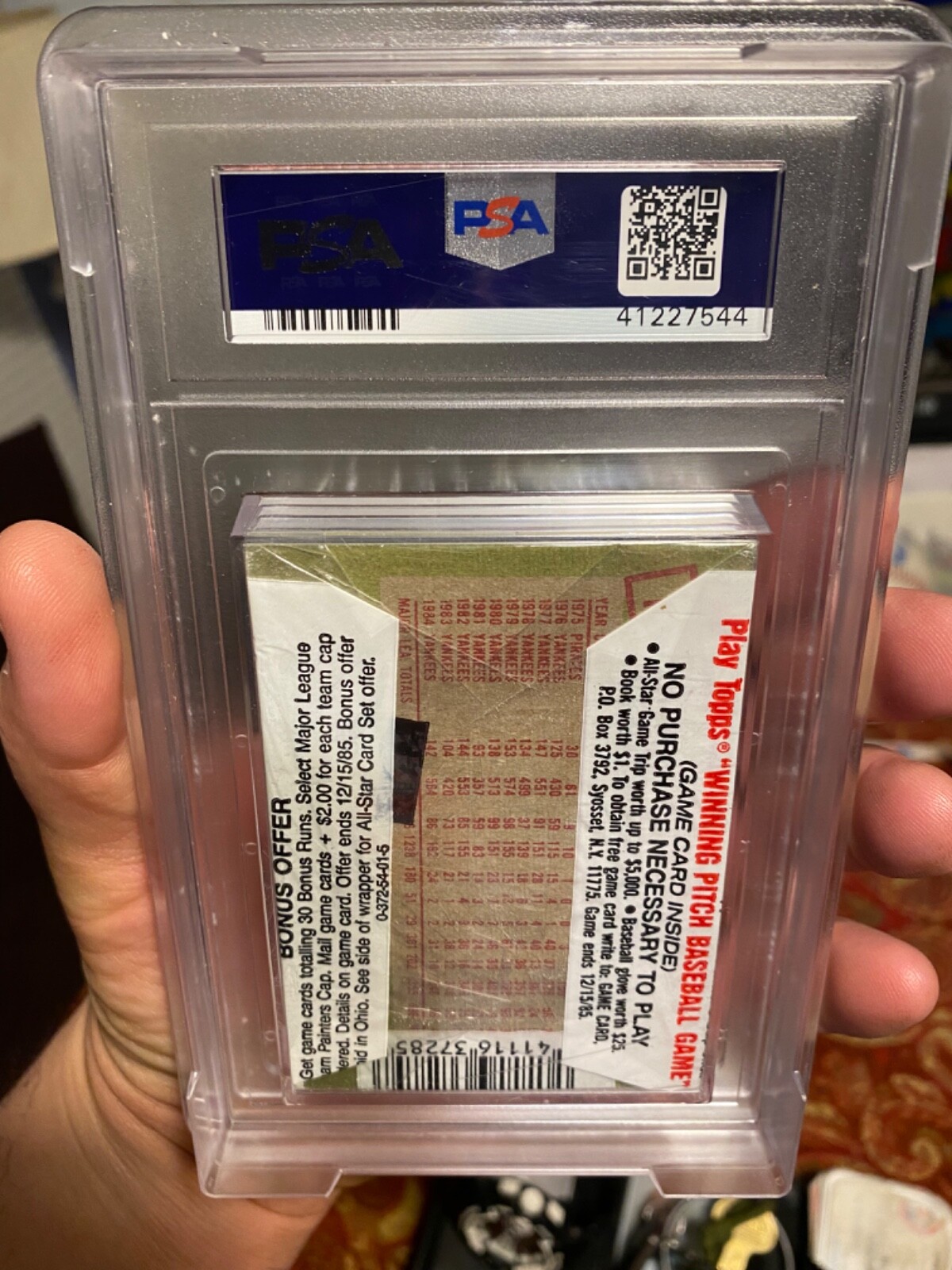 ~CENTERED HIGH-END CELLO PACK NICE PSA 9 MARK McGWIRE TOPPS 1985 ROOKIE ...