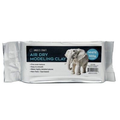 Air Dry Modelling Clay 500g Non Toxic High Detail Professional Grade ...