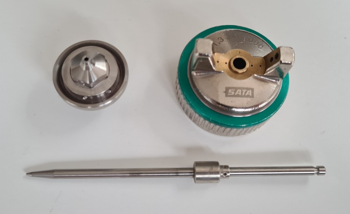 Sata satajet 2000 B 1.3 HVLP genuine spraygun nozzle needle set spray ...