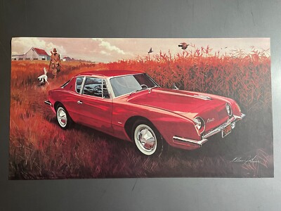 1963 Studebaker Avanti Coupe Picture, Print, Poster - RARE!! Awesome ...