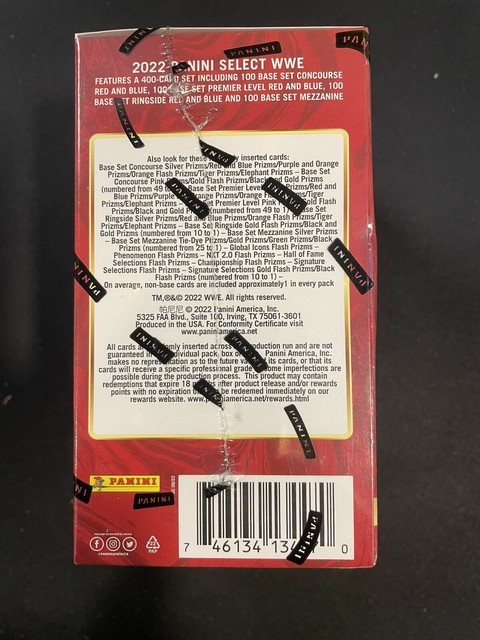 Panini 2022 Select WWE Wrestling Blaster Box - 6 Packs for sale online ...
