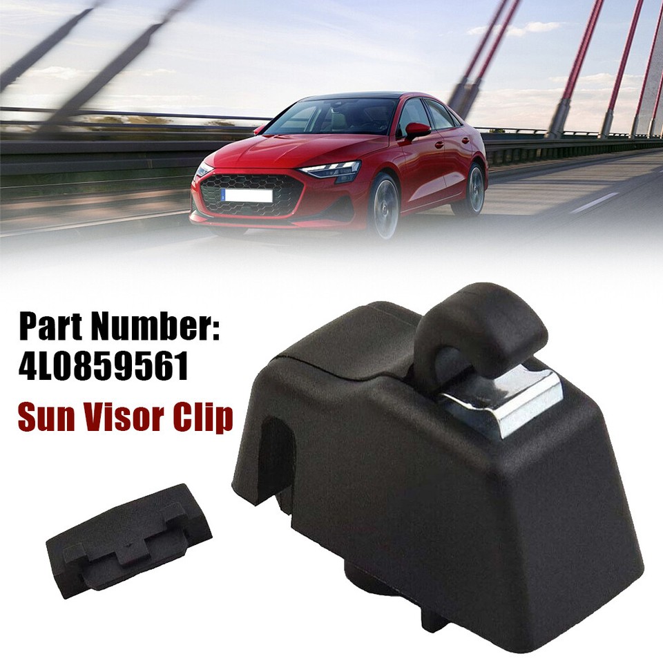 Sun Visor Black Clip Hook Retainer 4L0859561 For Audi Q7 VW Touareg 3 ...