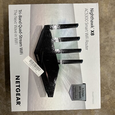 NETGEAR R8500 1000 Mbps 6 Port 2166 Mbps Wireless Router 606449109474| eBay