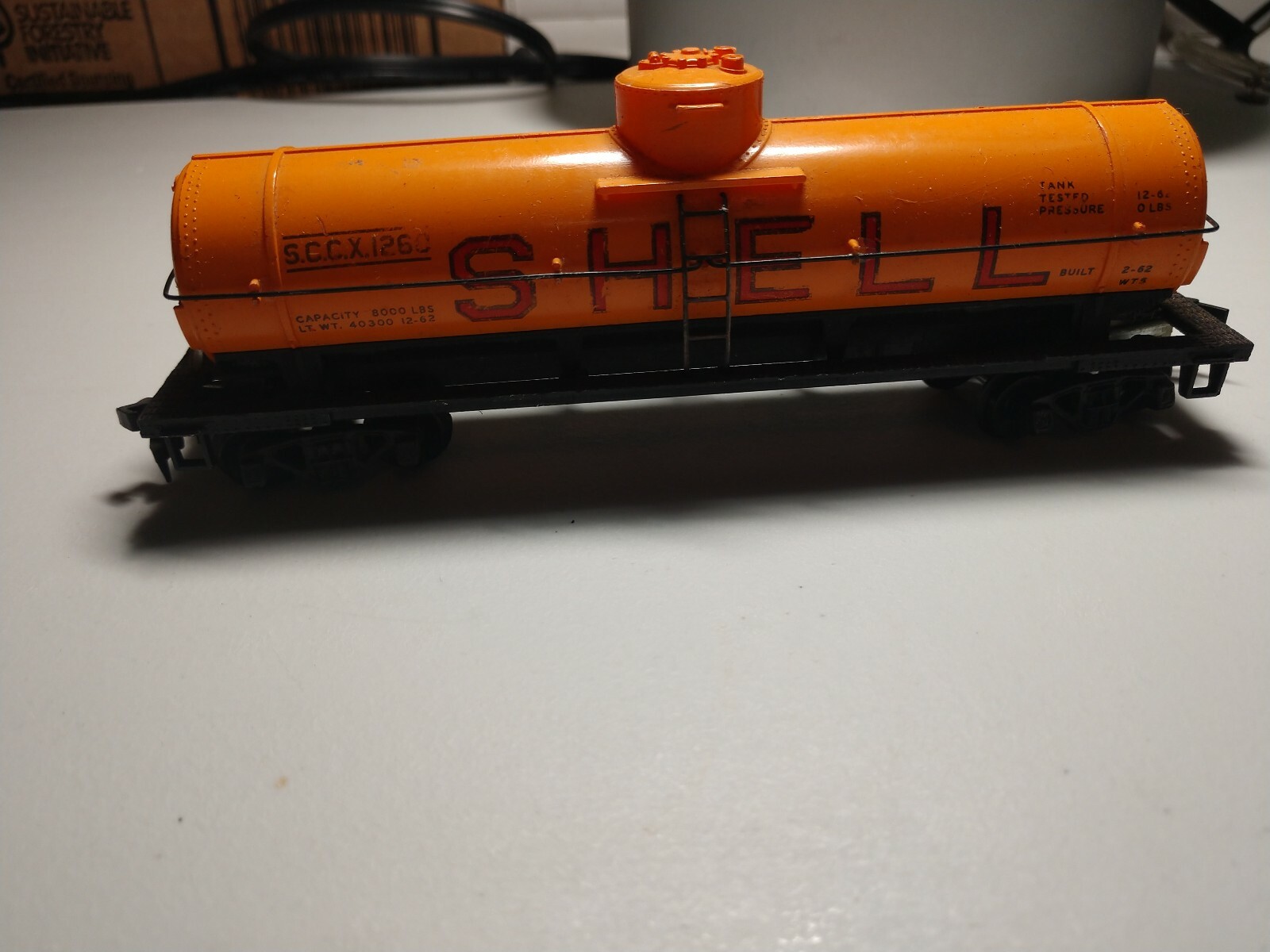 VINTAGE TRAIN HO SCALE # SHELL TANK CAR TRAIN CAR | eBay