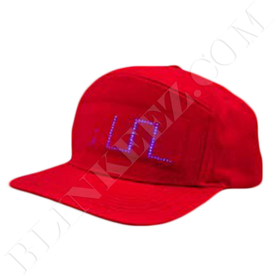 Programmable LED Message Hat Snapback Baseball LED Hat Hiphop Hat Men ...