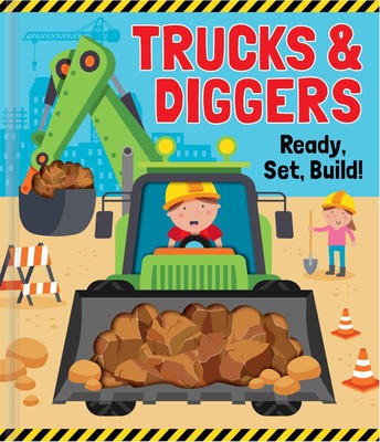 Trucks & Diggers - Peek Through Picture Book 6697 | eBay Australia