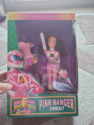 Pink Ranger Kimberly 9” Doll Vintage 1994 Ban Dai Mighty Morphin Power ...