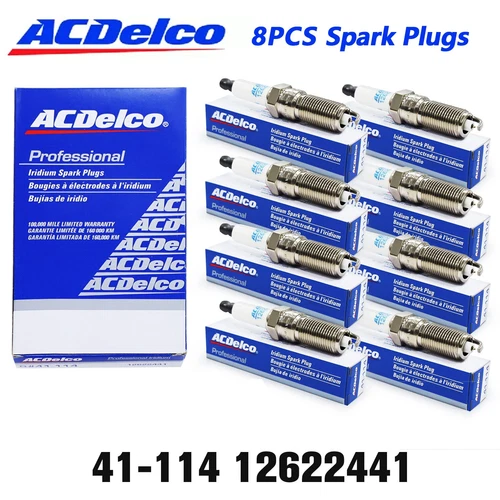 8Pcs OEM Iridium Spark Plugs 41-114 12622441 for 2014-2018 Cadillac ...