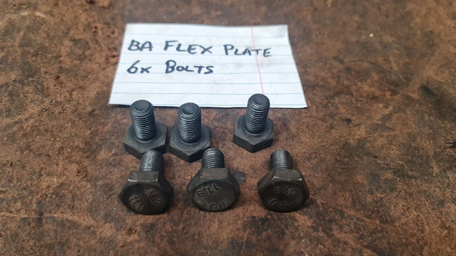 FORD FALCON BA BF TERRITORY SX SY 6 CYL 6 X FLEX PLATE BOLTS | eBay ...