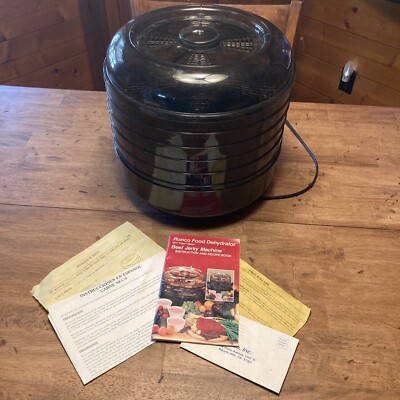 Ronco 5 Tray Electric Food Dehydrator Beef Jerky Machine #1876 New ...