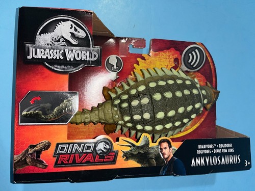 Jurassic World Roarivores Ankylosaurus Dino Rivals Action Figure ...
