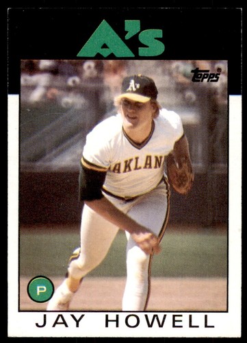 1986 Topps Baseball Card Jay Howell B Oakland Athletics #115 | eBay