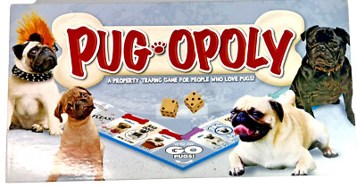 Pug-Opoly A Property Trading Board Game Pugs Board Game Late For The ...