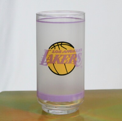 Vintage Los Angeles Lakers Glass, Mobil Oil Promotion, 12 oz - Nice! | eBay