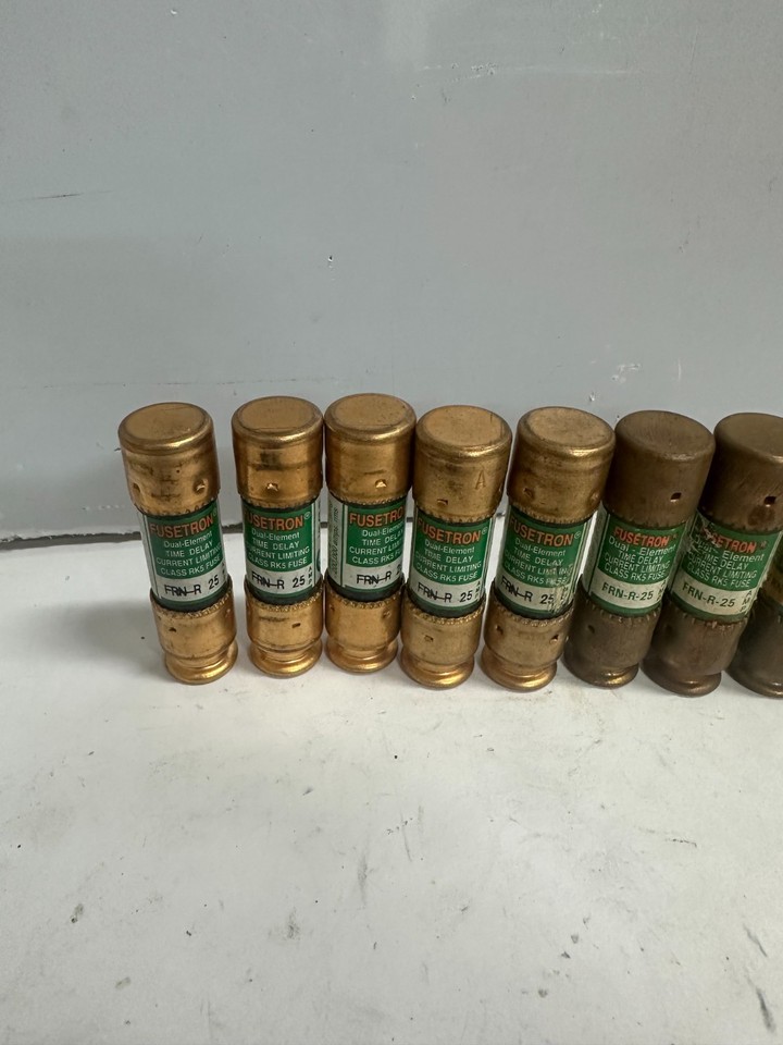 BUSSMANN FRN-R-25 (BOX OF 10) 25A/250V NOS TEST GOOD FREE SHIPPING | eBay