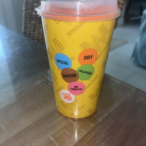 whataburger cup With Lid Collectible 32 Oz. New | eBay