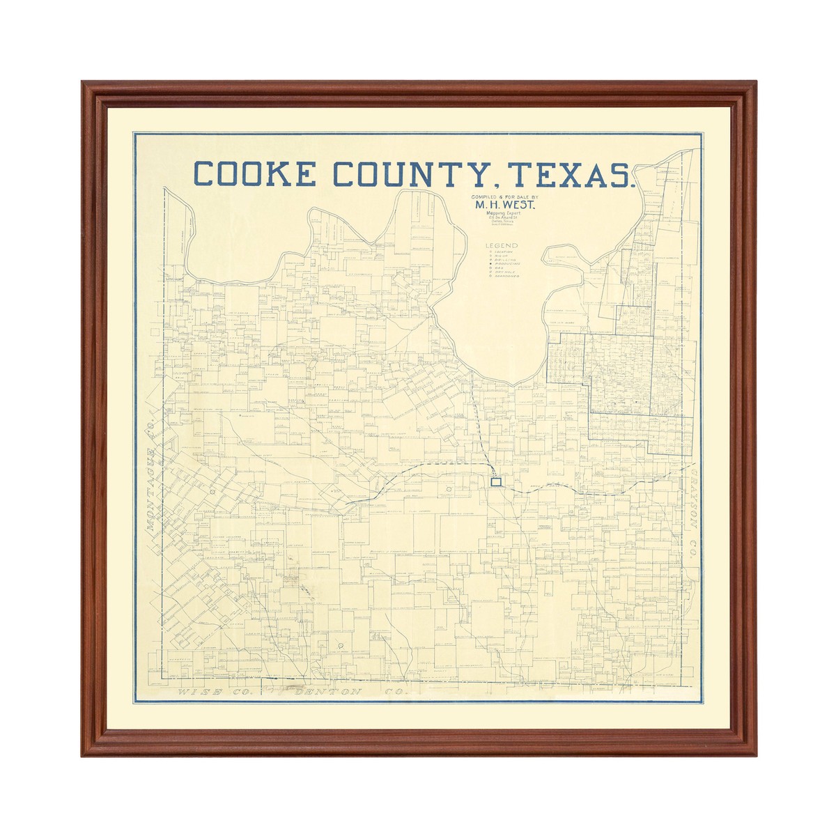 Historic Map Of Cooke County Texas Amazon.com : 1876 Great Texas