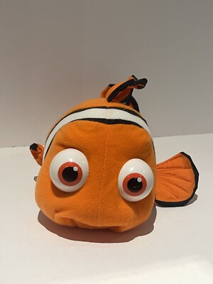 Disney Finding Nemo 13" HIGH FIVE TALKING NEMO Plush Clown Fish Toy ...