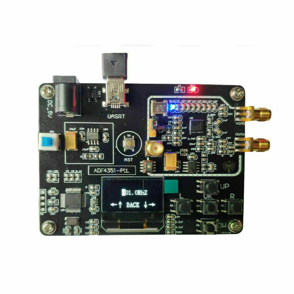 ADF4351 Signal Generator Module 35M-4.4GHz RF Signal Source Sweeper ...