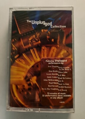 The Unplugged Collection Cassette SEALED Hype Sticker WB Clapton Henley ...