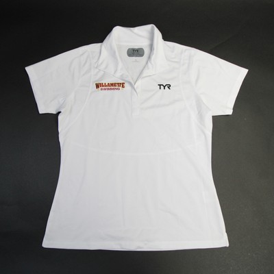 Willamette Bearcats TYR Polo Women's White Used | eBay