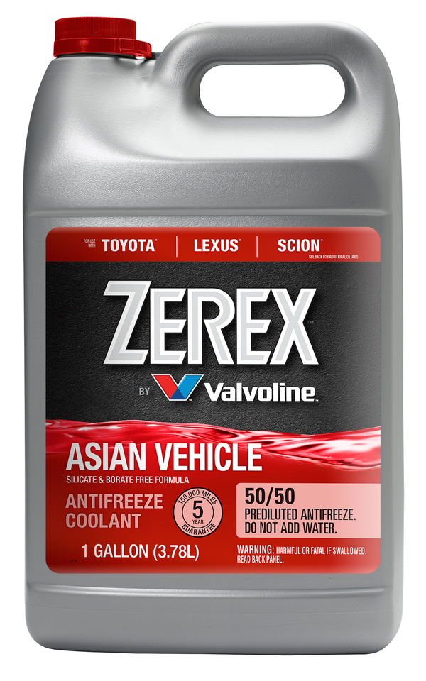 Zerex Asian Vehicle Red 50/50 Prediluted Antifreeze 1 GA | eBay