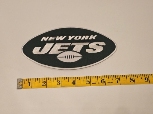New York Jets Big 7" Iron On Embroidered High Quality Patch FREE ...
