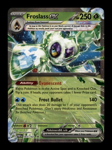 Froslass ex 003/182 Paradox Rift Pokemon Single Card | eBay