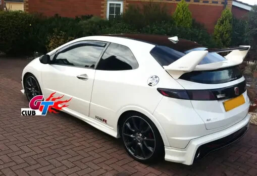 M RR STYLE UNPAINTED REAR WING SPOILER FOR HONDA CIVIC EURO FN2 TYPE R ...