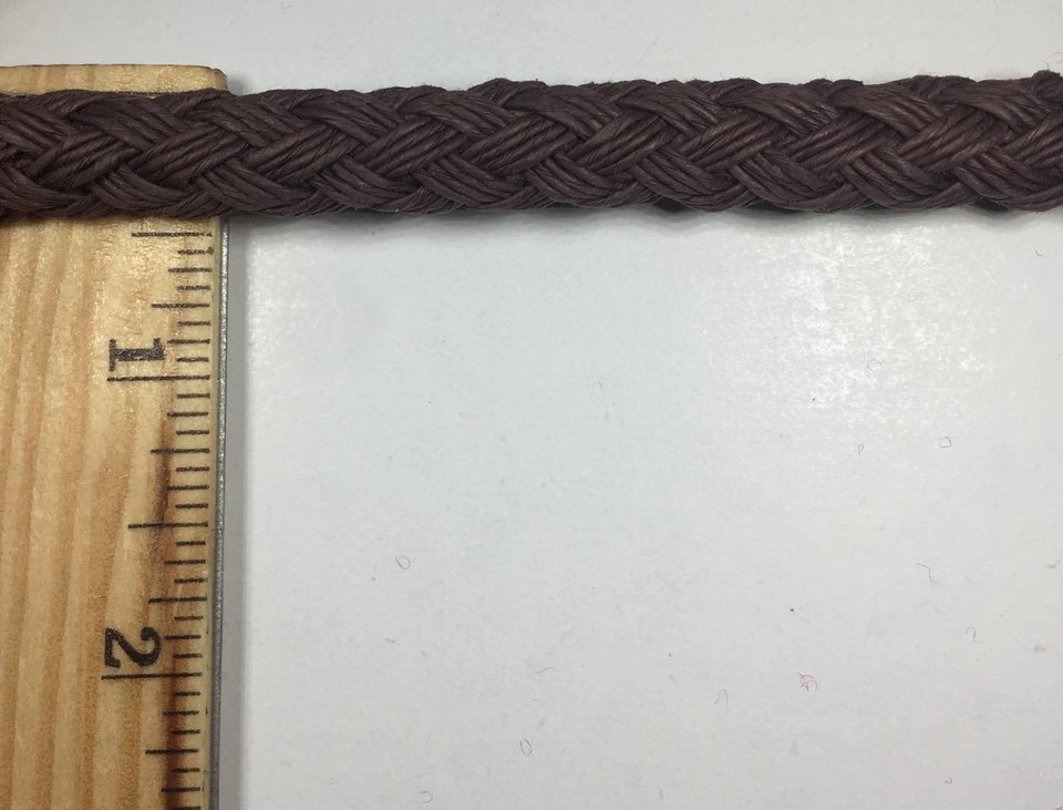 1/2" Plastic Braided Tubular Drawstring Cord -10 Continuous Yards- Many ...