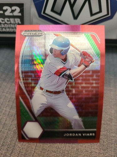 JORDAN VIARS RC 2021 Panini Prizm Draft Hyper Red Purple #84 ROOKIE MLB ...