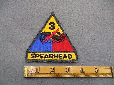 US Army 3rd Armored Division Spearhead Patch S6 | eBay