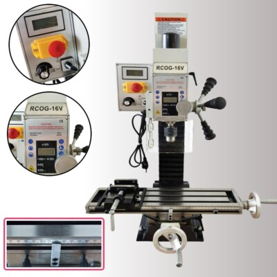 110V 600W Precision Multi-function Drilling and Milling Machine Copper ...