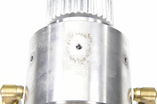 52-135284B, E2199, Pneumatic motor with mounting plate pulley and gear ...