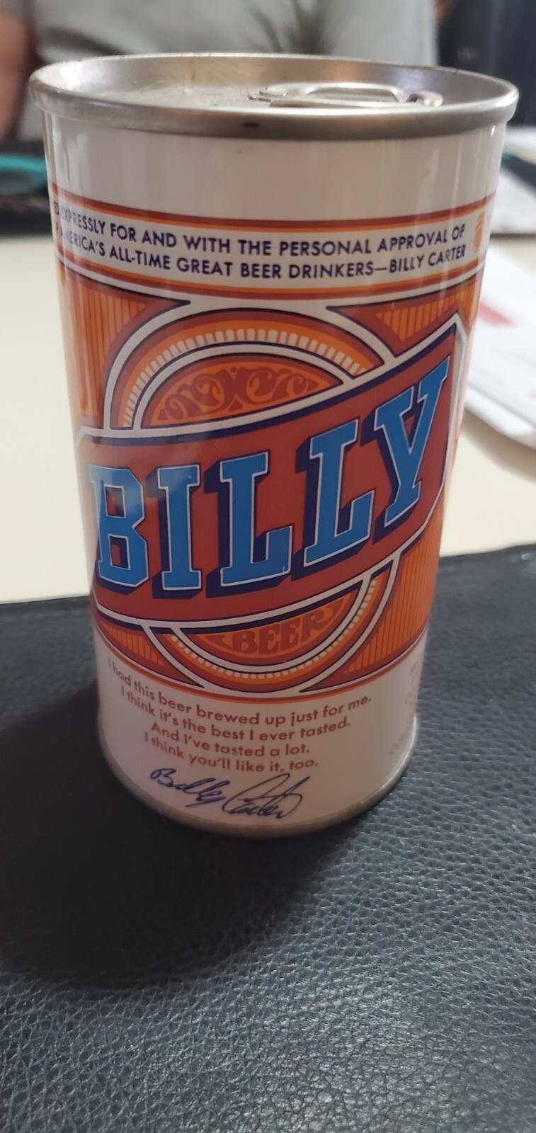 Vintage Beer Can 1970s Billy Beer Can Billy Carter Complete Louisville ...