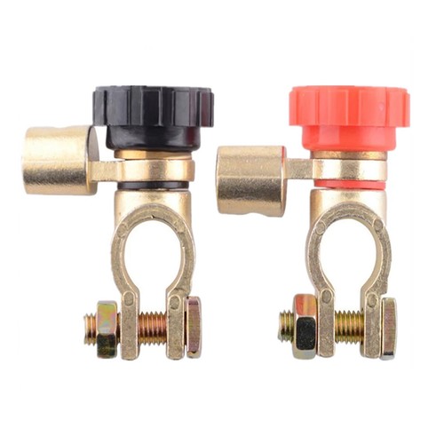 2PCS Car Battery Switch Quick Cut-off Disconnect Master Link Terminal ...