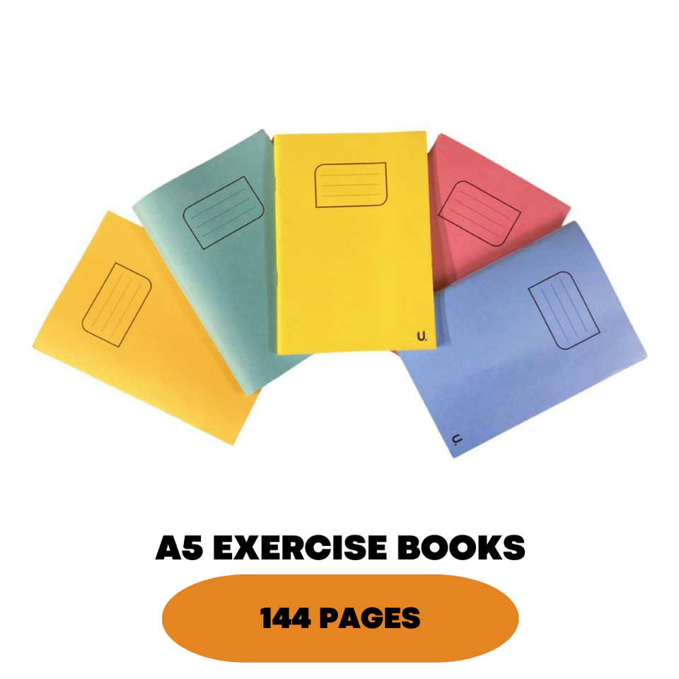 A5 Exercise Books 144 Pages Children Writing Notebook School Homework ...