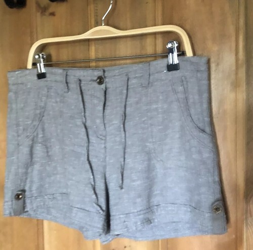 Denim Co Ladies Size 14 Light Khaki Cheese Cloth Type Shorts | eBay