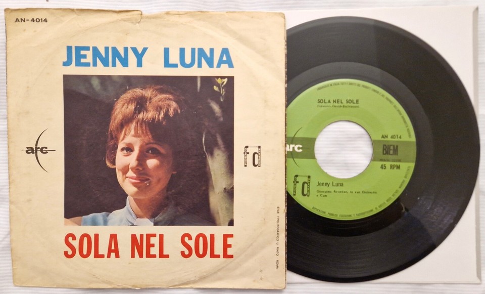 45 JENNY LUNA - CHIODO SCHIACCIA CHIODO - ANNO 1964 - AN 4014 - EX+ | eBay