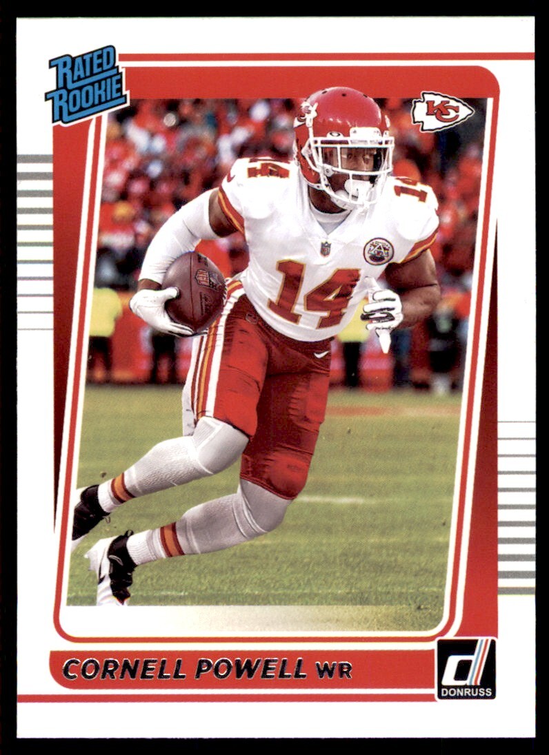 Cornell Powell 2021 Donruss Rookie Rated Card RC #289 Kansas City ...