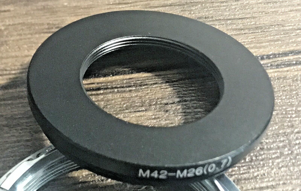 M26 36 tpi Mitutoyo Nikon BD M42 Thread Adapter Olympus neo Splan ...