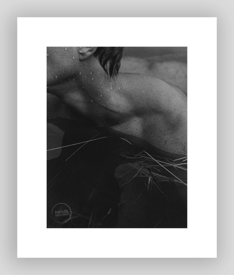 VTG Bruce Weber Print Male Model Jason Neck Lake Photogravure Art 1990 ...