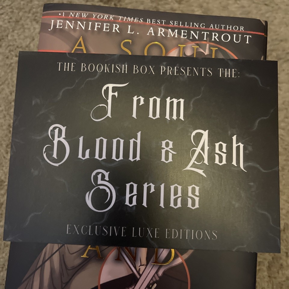 From Blood and Ash Set FBAA signed Jennifer L. Armentrout Bookish Box 5 ...